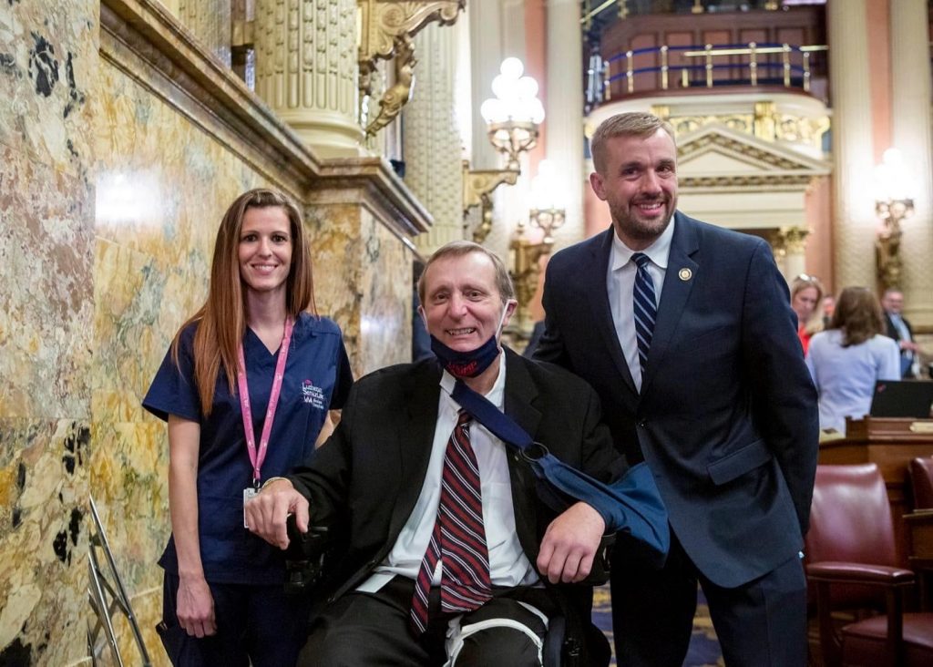 VNA Nurse Assists Pyle with Trip to Harrisburg - Lutheran SeniorLife