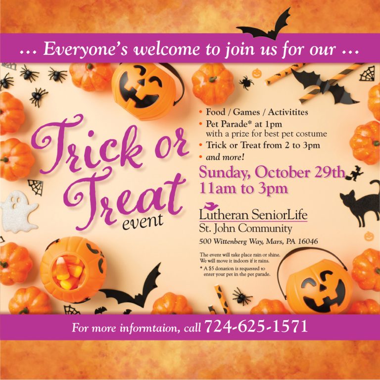St. John Community Hosts Trick or Treat Event for All Ages - Lutheran ...